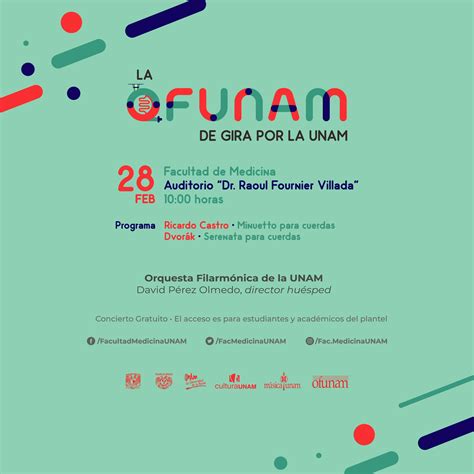 FacultadMedicinaUNAM on Twitter La Orquesta Filarmónica de la UNAM