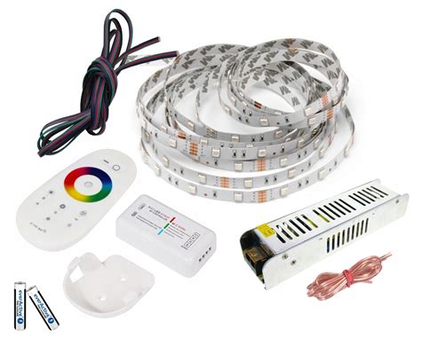 ZESTAW 10m Taśma LED 5050 RGB Biały P DOTYKOWY 356M 377 444 2202