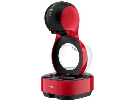 Cafeteira Expresso de Cápsula Arno Nescafé Dolce Gusto Lumio Vemelha