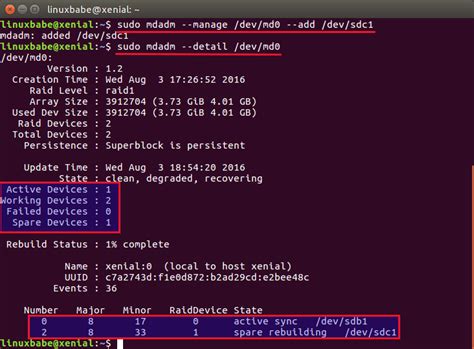 How To Set Up Software RAID 1 On An Existing Linux Distribution