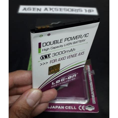 Jual Baterai Axioo Venge AX5 Batre LOG ON Double Power IC Battery