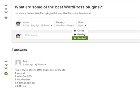 how to create a question and answers site in wordpress
