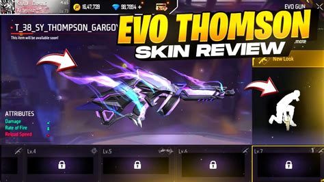 Upcoming Thompson Evo Gun Skin Review Free Fire Melting Vault Event