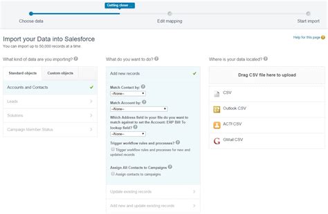 Import Data Using Data Import Wizard In Salesforce Salesforce