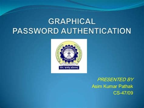 graphical password authentication