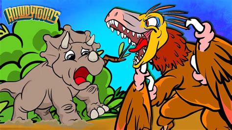 Quicksand Triceratops Vs Velociraptor Dinosaur Songs From Dinostory