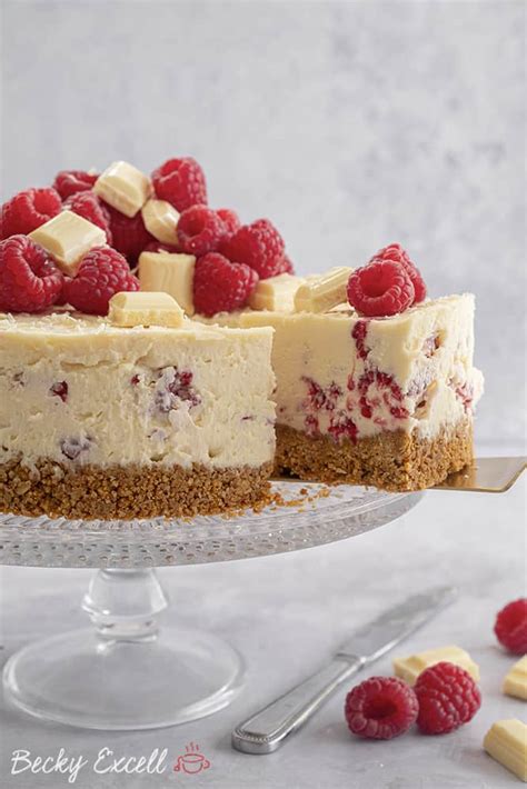 My Gluten Free White Chocolate And Raspberry Cheesecake Recipe No Bake