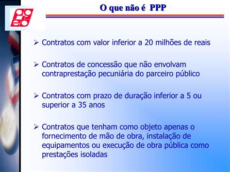PPT PARCERIAS PÚBLICO PRIVADAS INOVAÇÕES DO PROCESSO LICITATÓRIO