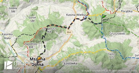 Trasa Przez Lubogoszcz Mapa Turystyczna Pl