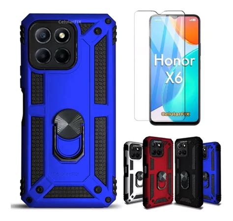 Funda P Honor X6 X6s Uso Rudo Con Anillo Mica