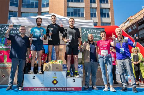 Emotiva matinal en la 6a carrera benéfica por la ELA en Sant Adrià de