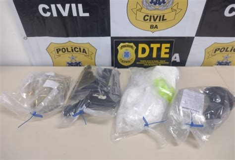 Drogas armas e centenas de munições são apreendidas em Feira de