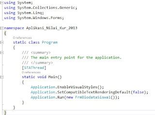 Perbedaan Bahasa Pemrograman VB NET Dan Bahasa C Sahrp HTML