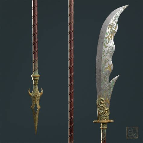 Anime Weapons Sci Fi Weapons Weapon Concept Art Glaive Weapons