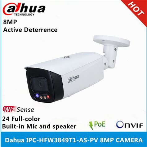 Dahua IPC HFW3849T1 AS PV Full Color IPC HFW3849T1 AS PV S4 8MP Smart