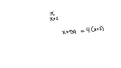 solved find two consecutive odd integers such that 59 more than the lesser is four times the