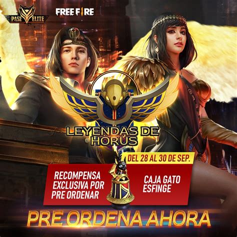 Consigue el Pase de Élite La Leyenda de Horus en Garena Free Fire
