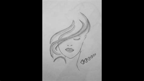 How To Draw A Girl Face For Beginner Step By Step Girl Drawing Very