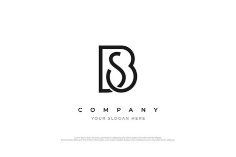 Letter Sb Logo Or Bs Monogram Logo Design Vector Vector Art At