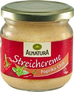 Alnatura Streichcreme Paprika Chili Hier Online Kaufen Liefershop De