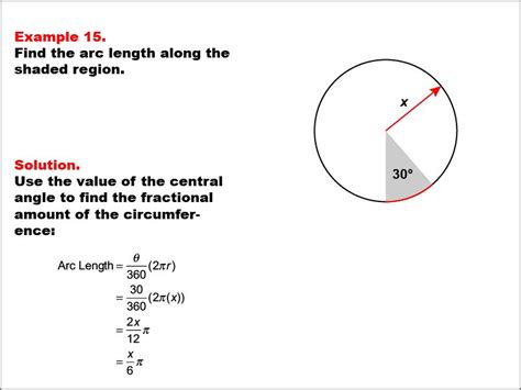 math example area and perimeter circular area and circumference example 15 media4math