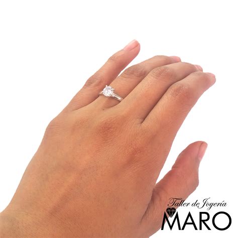 Anillo De Compromiso Plata 925 Fino Taller de Joyería MARO