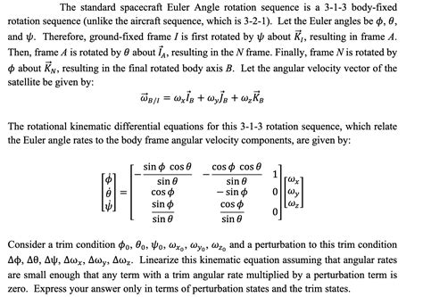 2 the standard spacecraft euler angle rotation