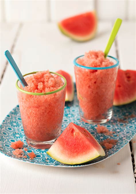 Trend Getränk Rezept für leckeres Wassermelonen Slush
