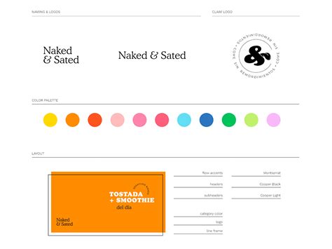 Naked And Sated Cafe Branding By Eleyuve Grits Grids