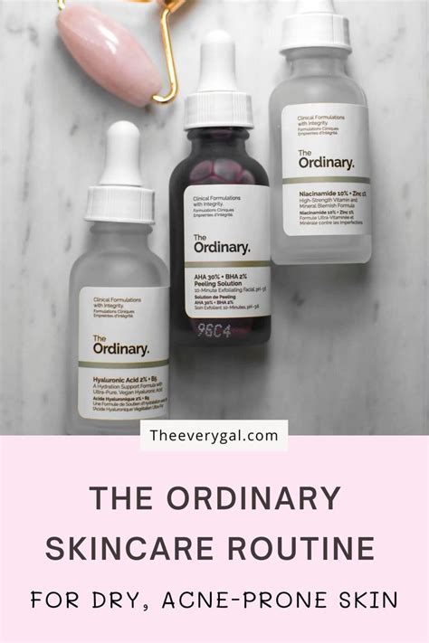 The Ordinary Skincare Routine For Dry Acne Prone Skin Artofit