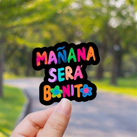 Mañana Será Bonito Sticker Karol G Mañana Será Bonito Vinyl Sticker