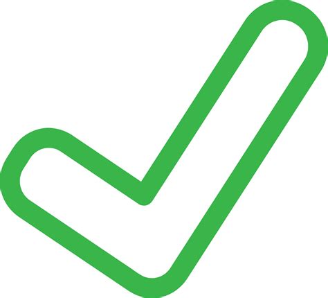 marca de verificación icono signo símbolo diseño 10150280 PNG