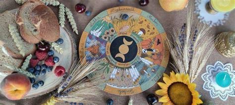 Roue de l année païenne en bois fait main Wicca sorcière Etsy France
