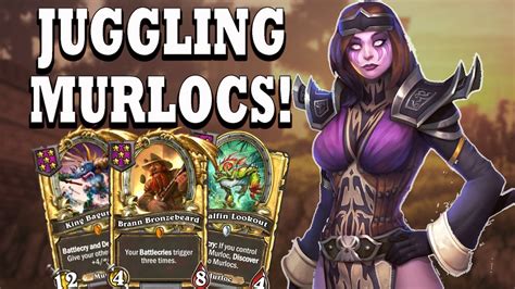 Juggling Murlocs Jandice Barov Hearthstone Battlegrounds Gameplay