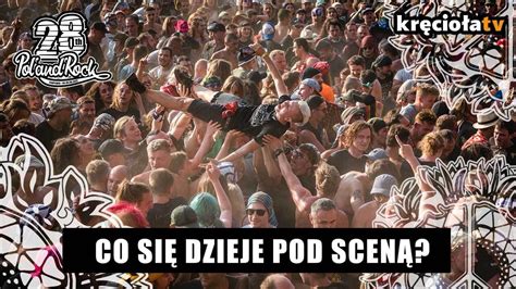 Co dzieje się pod sceną polandrock2022 YouTube
