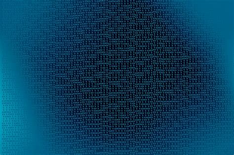 Premium Photo Binary Code Digital Technology Background