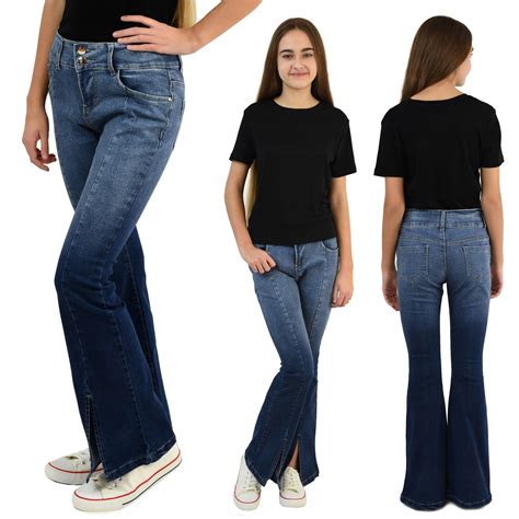 SPODNIE Jeans SZEROKIE Nogawki DZWONY 164 13302328863 Allegro Pl