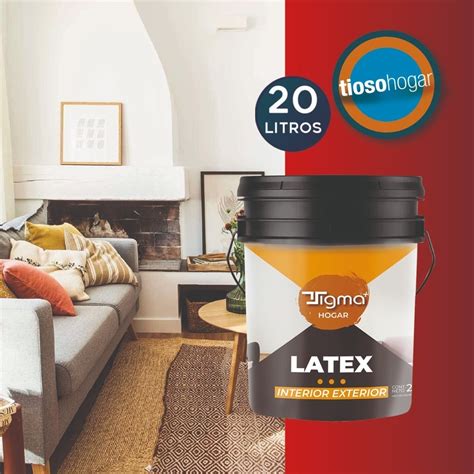 Pintura Latex Lavable Acrilica Color Blanca Litros Tioso Hogar
