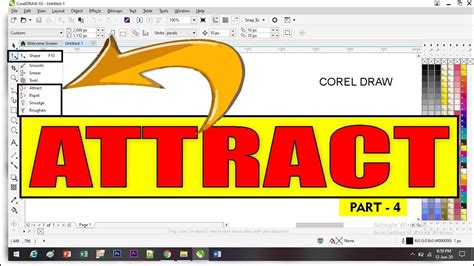 How To Use Shape Tool In Corel Draw X8 Urdu Hindi Part 4 Attract