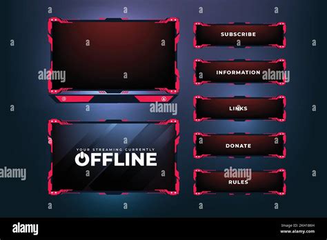 Futuristic Gaming Overlay Design With Abstract Shapes Modern Gaming