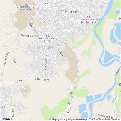 Plan Le Cendre Carte De Le Cendre 63670 Et Infos Pratiques