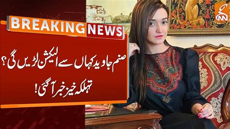 Sanam Javed Big Entry In Elections 2024 Breaking News GNN YouTube