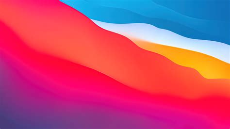 MacOS Big Sur 4K Wallpaper Apple Layers Fluidic Colorful WWDC