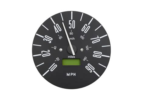 Mm Mph Black Dial Speedometer For Type Empi