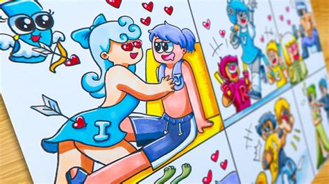 Drawing Alphabet Lore Couple Real Life So Funny Love Story 12