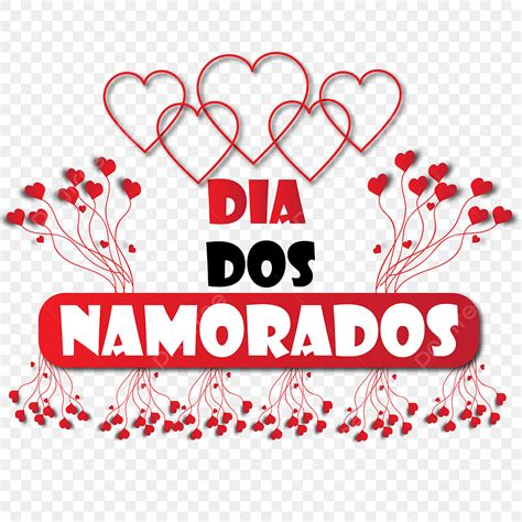 Dia Dis Namorados Hermoso Amor Diseño Color Rojo PNG Dia Dos