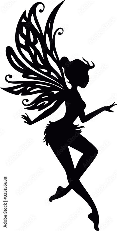 Fairy Svg Tooth Fairy Svg Fairy Clipart Fairy Silhouette Wall The