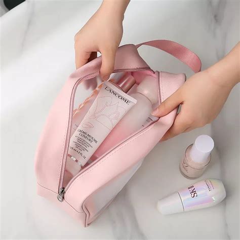 Kosmetyczka wodoodporna bardzo duża WASHBAG różowa XXL MyHomeLife