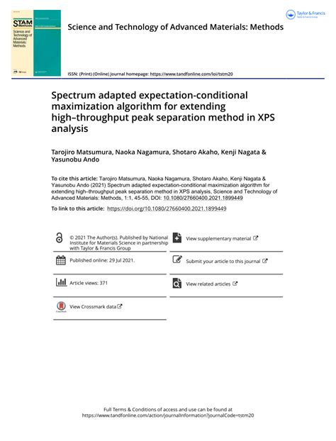 pdf spectrum adapted expectation conditional maximization algorithm for extending high