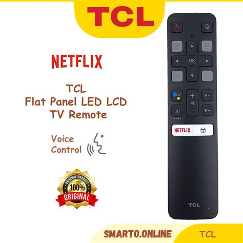 TCL Original TV Remote Netflix Smart LED LCD Flat Panel TV Evision